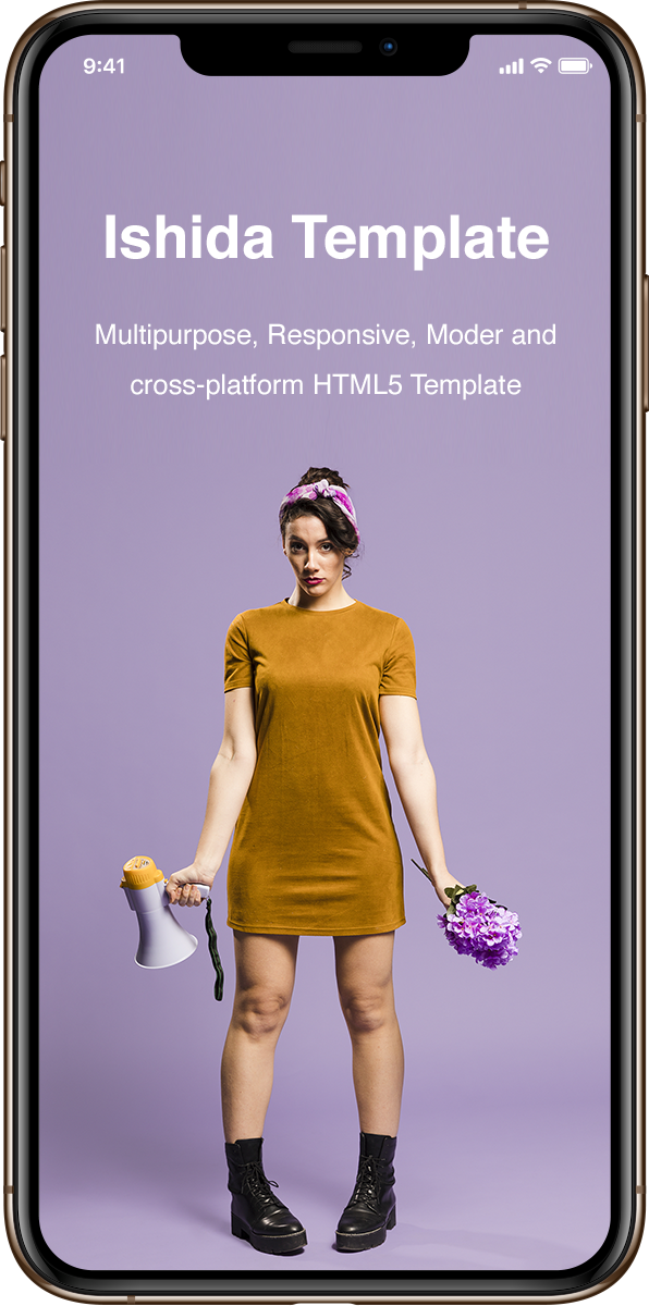 Ishida | Multipurpose HTML Presentation and Product Landing Page Template